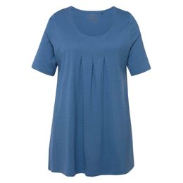 Ulla Popken Shirt in denimblau | Gr.: 42-44