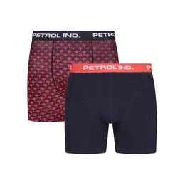 PETROL INDUSTRIES 2er-Pack Boxershorts Flare in Blau | Gr.: XXL