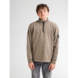 PETROL INDUSTRIES Halb-Zip Pullover Skagit in Braun | Gr.: 128