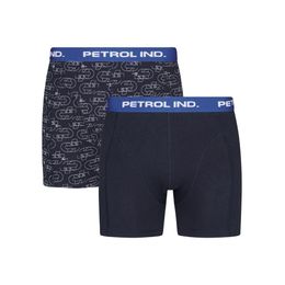 PETROL INDUSTRIES 2er-Pack Boxershorts Volt in Blau | Gr.: XXXL