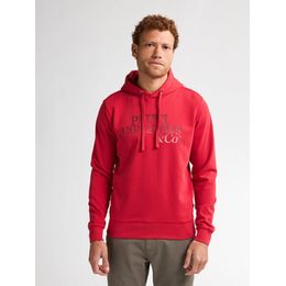 PETROL INDUSTRIES Hoodie mit Aufdruck Superior in Rot | Gr.: XL