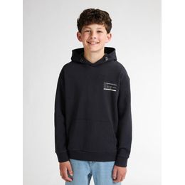 PETROL INDUSTRIES Rückenprint Hoodie Puget in Schwarz | Gr.: 164