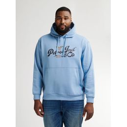 PETROL INDUSTRIES Plus-Size Artwork Hoodie Flagstaff in Blau | Gr.: 5XL