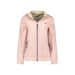 Geographical Norway Damen Relaxed Fit Jacke Windabweisend in Pink | Gr.: M