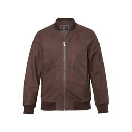 JP1880 Lederjacke in dunkelbraun | Gr.: 7XL