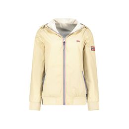 Geographical Norway Damen Relaxed Fit Jacke Windabweisend in Beige | Gr.: XL