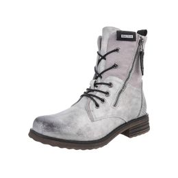 Ital-Design Stiefelette in Silber | Gr.: 38