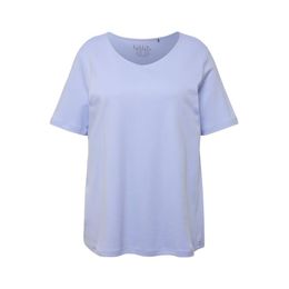 Ulla Popken Shirt in himmelblau | Gr.: 54-56