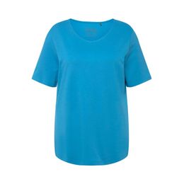 Ulla Popken Shirt in aqua | Gr.: 42-44