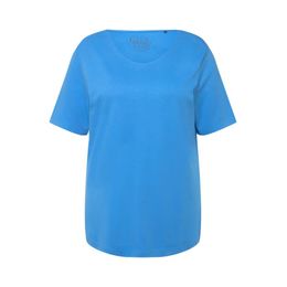 Ulla Popken Shirt in classic himmelblau | Gr.: 54-56