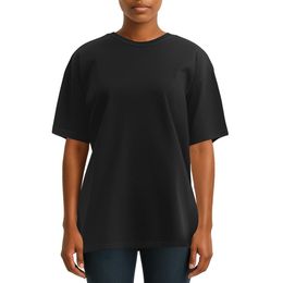 Reichstadt Damen Regular Fit T-Shirt Shoulder Drop in Black | Gr.: S