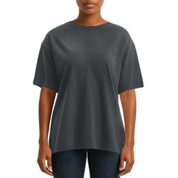 Reichstadt Damen Regular Fit T-Shirt Shoulder Drop in Dark Grey | Gr.: XL