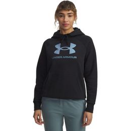 Under Armour Hoodie "Rival Shimmer Hoodie Fleece" in Schwarz | Gr.: S