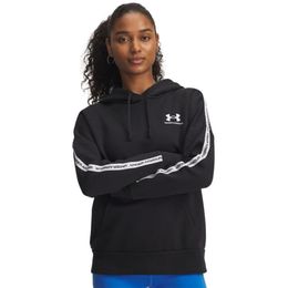 Under Armour Hoodie "Icon Fleece Taped Hoodie" in Schwarz | Gr.: S
