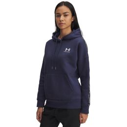 Under Armour Hoodie "Icon Fleece Taped Hoodie" in Blau | Gr.: M