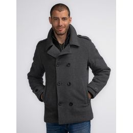 PETROL INDUSTRIES Peacoat Jacke Chequamegon in Grau | Gr.: L