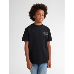 PETROL INDUSTRIES R&uuml;ckenprint T-Shirt Acadia in Schwarz | Gr.: 128