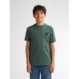 PETROL INDUSTRIES Logo T-Shirt Appalachia in Grün | Gr.: 128