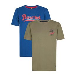 PETROL INDUSTRIES 2er-Pack T-Shirts mit Logo Yazoo | Gr.: 128