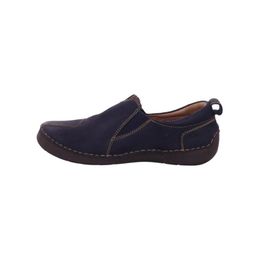 Josef Seibel Damenslipper sportlicher Boden in Blau | Gr.: 37