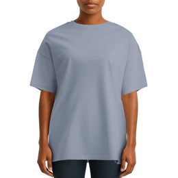 Reichstadt Damen Regular Fit T-Shirt Shoulder Drop in Light Blue | Gr.: S