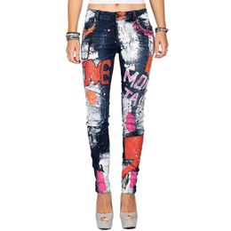 Cipo & Baxx Cipo & Baxx Damen Slim Fit Jeans in Blue | Gr.: W28/L34
