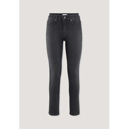 hessnatur Jeans LEA Mid Rise Slim in black | Gr.: 27-32