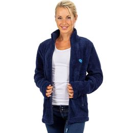 Reichstadt Damen Regular Fit Fleecejacke Kuschelig in Navy | Gr.: L