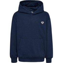 Hummel Kapuzenpullover Hmljr Loose Kinder in DRESS BLUES | Gr.: 110/116