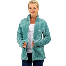 Reichstadt Damen Regular Fit Fleecejacke Kuschelig in Old Green | Gr.: M
