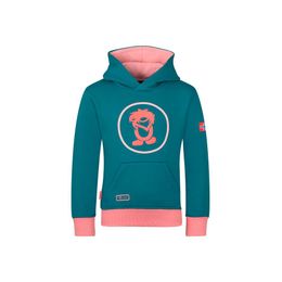 Trollkids Hoodie "Troll" in Blau/ Rosa | Gr.: 152