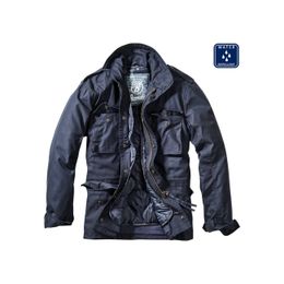 Langmantel Brandit "Brandit Herren M-65 Field Jacket", Herren, Gr. 5XL, blau (navy), 80% Polyester, 20% Baumwolle, Mäntel