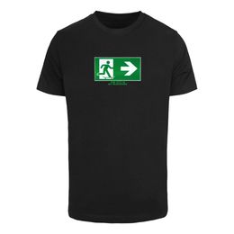 Mister Tee T-Shirt 'Skate Exit' Herren Gr&ouml;&szlig;e 4XL gr&uuml;n / schwarz / wei&szlig;