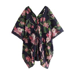 next Strandkaftan Damen Gr&ouml;&szlig;e L navy / gr&uuml;n / rosa
