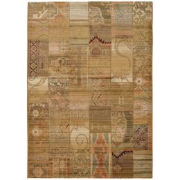 Theko Teppich &raquo;Gabiro 5504&laquo; rechteckig 10 mm H&ouml;he Melange-Effekt, Patchwork Design, auch als L&auml;ufer, Wohnzimmer beige Obermaterial: 100%...
