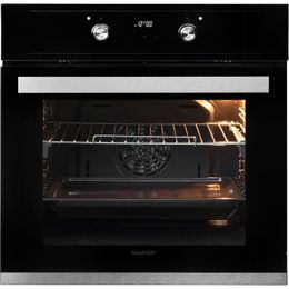 Sharp Einbaubackofen »K-60D19BM1-EU« grau