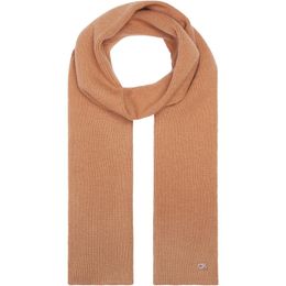 Calvin Klein Schal »CK METAL CHUNKY RIB HW SCARF«, mit Logozeichen Lion