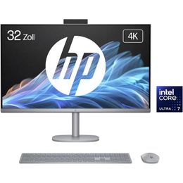 HP All-in-One PC »OmniStudio X AiO NGAI 32-c1073ng« Meteorsilber 4 x USB Typ-A, 2 x USB-C, HDMI, LAN, opfhörer-/Mikrofon-Kombibuchse