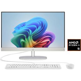 HP All-in-One PC »24-ct2054ng« Muschelweiß 1x HDMI, 1x USB-C, 4x USB-A, 1x LAN, 1x Kopfhörer-/Mikrofon-Kombibuchse