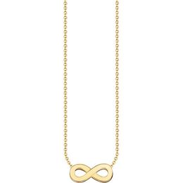 Thomas Sabo Kette mit Anhänger »Infinity-Anhänger, KE2221-001-21-L45V, KE2221-413-39-L45V« gelbgoldfarben 45 Kette mit Infinity-Anhänger