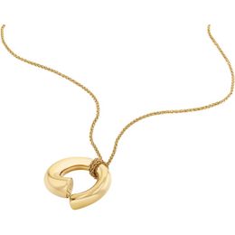 Calvin Klein Kette mit Anhänger »CK SPIRAL, 35000760, 35000761« gelbgoldfarben CK Schmuck - Damenhalskette