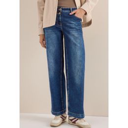 Cecil Weite Jeans »Style NEELE« im 5-Pocket-Style mid blue wash 32 - Länge 30 Länge 30 32 Jeans im Loose Fit von Cecil