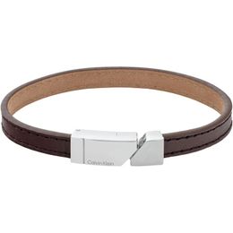 Calvin Klein Armband »ELECTRIC, 35100003« braun-edelstahlfarben 19,5 cm CK Schmuck - Herrenarmband