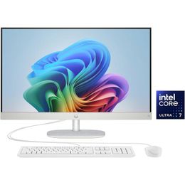 HP All-in-One PC »27-cr2275ng« Muschelweiß 1x HDMI, 1x USB-C, 4x USB-A, 1x LAN, 1x Kopfhörer-/Mikrofon-Kombibuchse