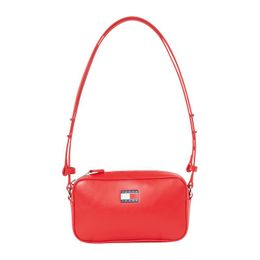 Tommy Jeans Umhängetasche »TJW ESS MUST CONVERTIBLE CAMERA«, Damen Abendtasche, Schultertasche, Mini Bag mit Logoflagge rot