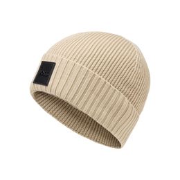 BOSS Beanie »Flavio« aus Rippenstrick Light Beige 275