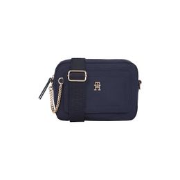 Tommy Hilfiger Umhängetasche »TH SPRING CAMERA BAG«, Damen Mini Bag, Schultertasche mit verstellbarem Schulterriemen Space Blue