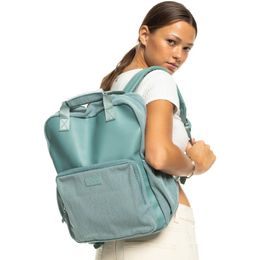 Roxy Tagesrucksack »Melting Spot« Mineral Blue Stoff: Baumwoll-Canvas-Stoff
