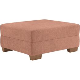 Hocker &raquo;Hilla&laquo; Mit DuraSpring-Taschenfederkern, bis 140 kg belastbar braun Novaclean Avanti (100% Polyester)