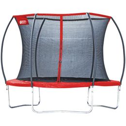 BEST Sporting Gartentrampolin »57140 Superstar Red« Ø 305 cm mit Netz schwarz + rot